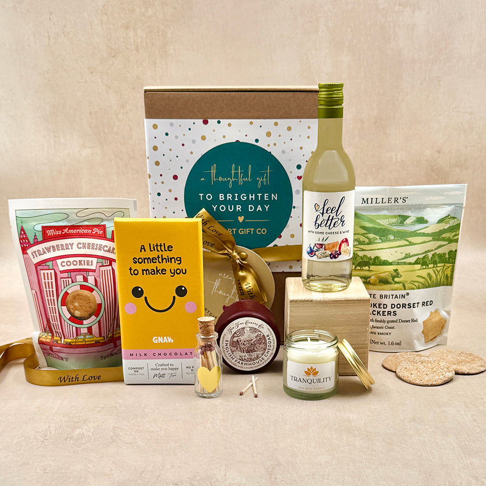 Get Well Soon Hamper | Feel Better Cheese and Wine Gift – Kindred Keepsakes
